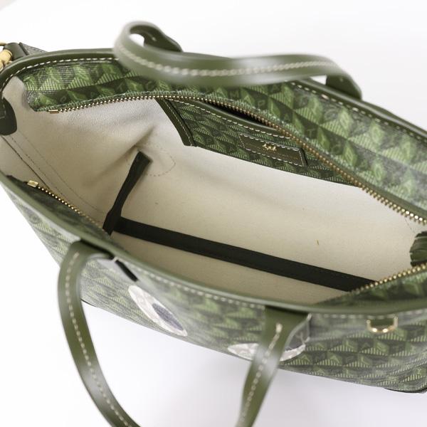 ANYA HINDMARCH（アニヤ・ハインドマーチ） トートバッグ ショルダーバッグ レザー 本革 総柄 鞄 ロゴ 5050925 ...