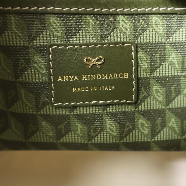 ANYA HINDMARCH（アニヤ・ハインドマーチ） トートバッグ ショルダーバッグ レザー 本革 総柄 鞄 ロゴ 5050925 ...