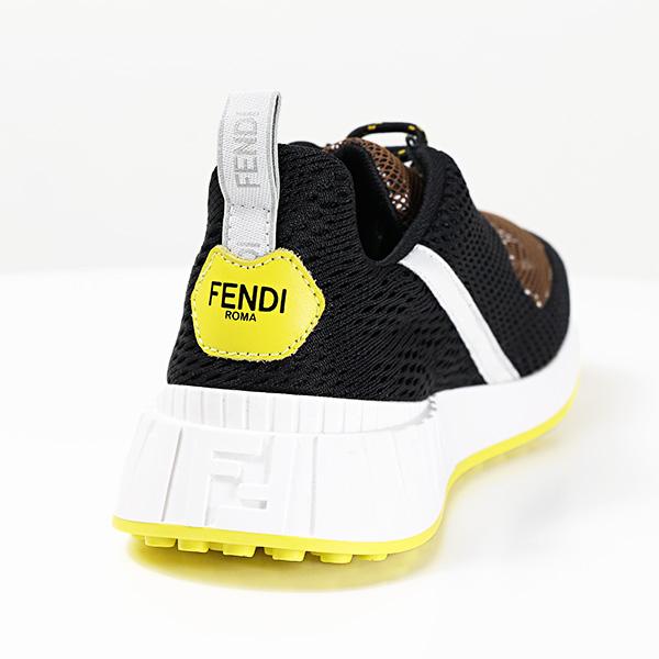 大人もOK FENDI フェンディ FENDI KIDSFF LOGO SNEAKERS スニーカー シューズ レースアップ 靴 タウンユース ロゴ 女の子 男の子 レディース JMR442 ...