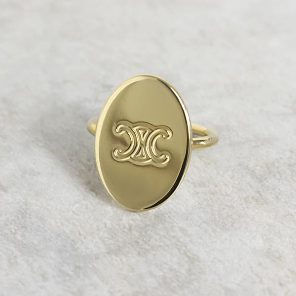 CELINE セリーヌ TRIOMPHE RING SET リング 指輪 2点セット ブラス 真鍮 レジンパール 460QO6PRB : LaG Onlinestore - 通販 ...