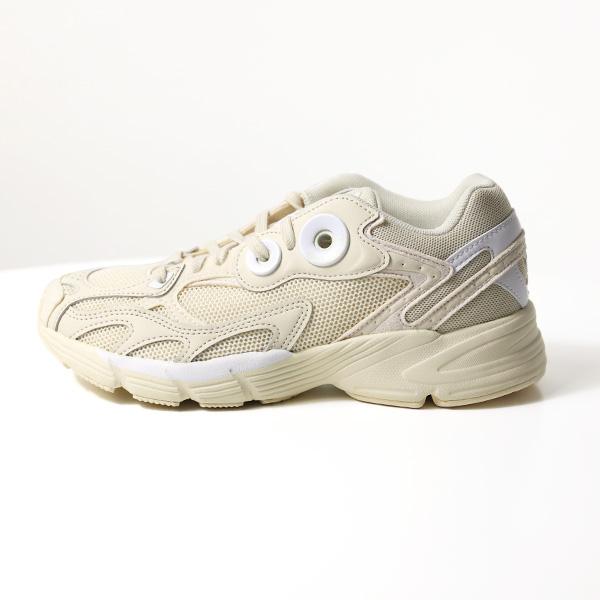 adidas アディダス ASTIR W アスター スニーカー 靴 厚底 ローカット レースアップ メッシュ スエード レディース ...