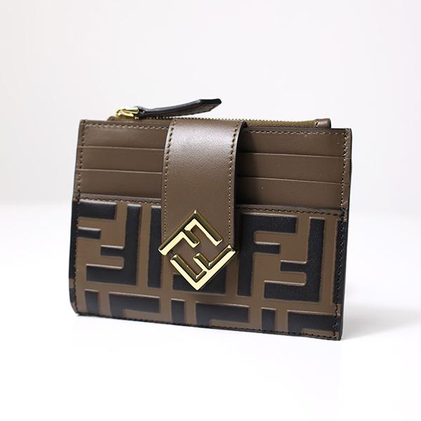 FENDI フェンディ FF Diamonds Zip Card Case FFダイヤモンド カードケース コインケース フラグメントケース ...