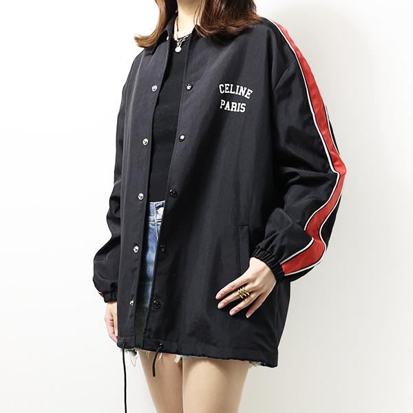 CELINE セリーヌ Celine Paris Coach Jacket コーチジャケット ナイロンジャケット アウター ルーズフィット ...