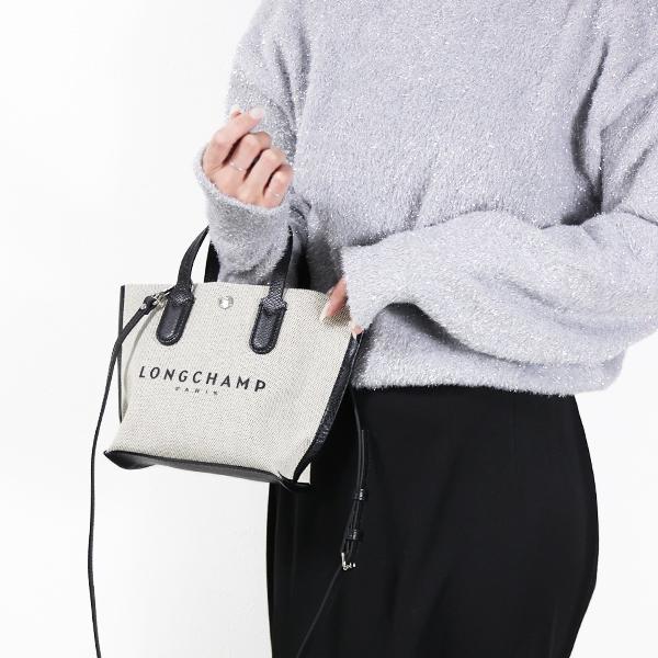LONGCHAMP ロンシャン ハンドバッグ Essential XS Hand Bag エッセンシャル 10259 HSG XSサイズ ショルダーバッグ 鞄 ロゴ キャンバス LaG ...
