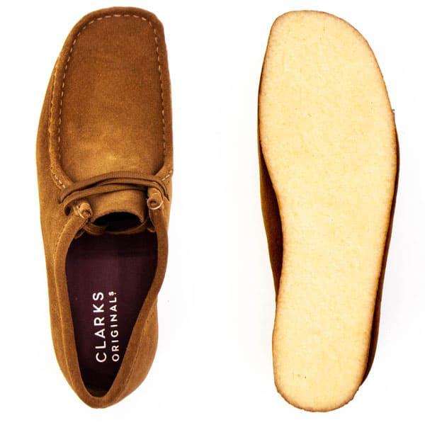 Clarks Originals クラークス オリジナルズ メンズ スエード ワラビー CLARKS ORIGINALS WALLABEE CLK 26155518 COLA : ラグラグ ...