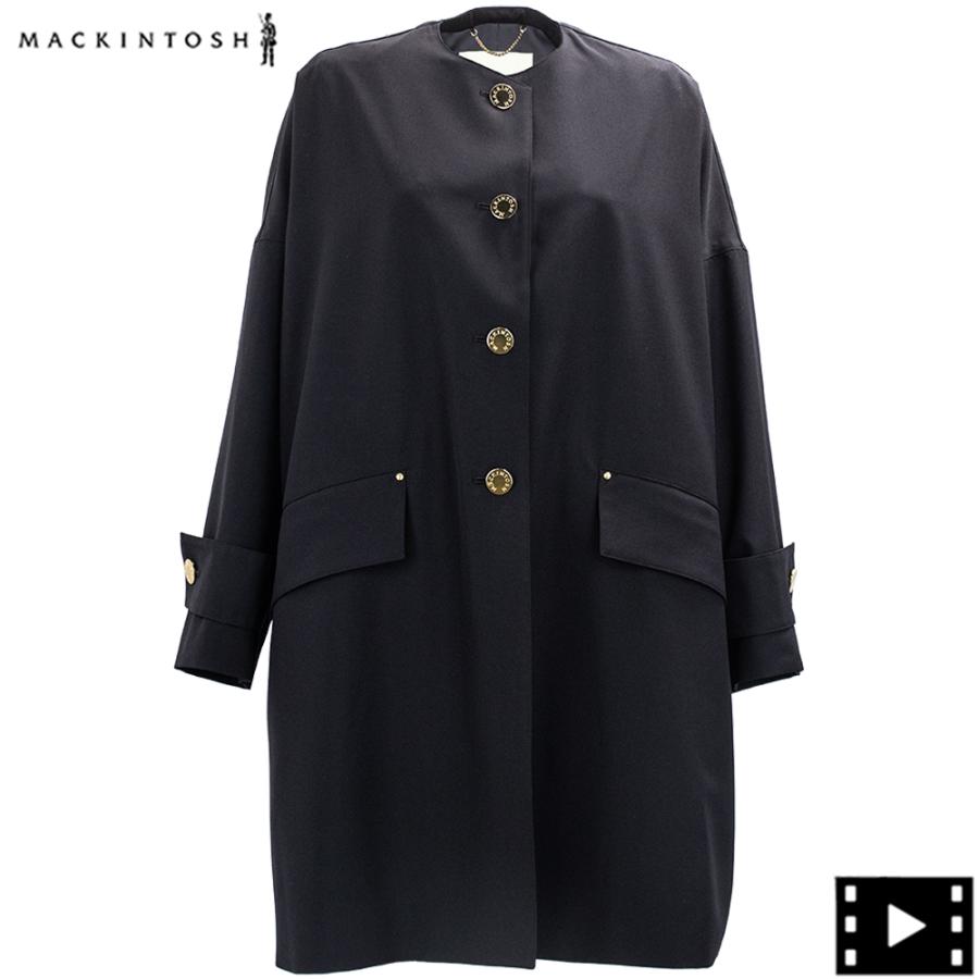 Mackintosh マッキントッシュ コート レディース ウール ドロップショルダー ノーカラーコート ハンビー MACKINTOSH ...