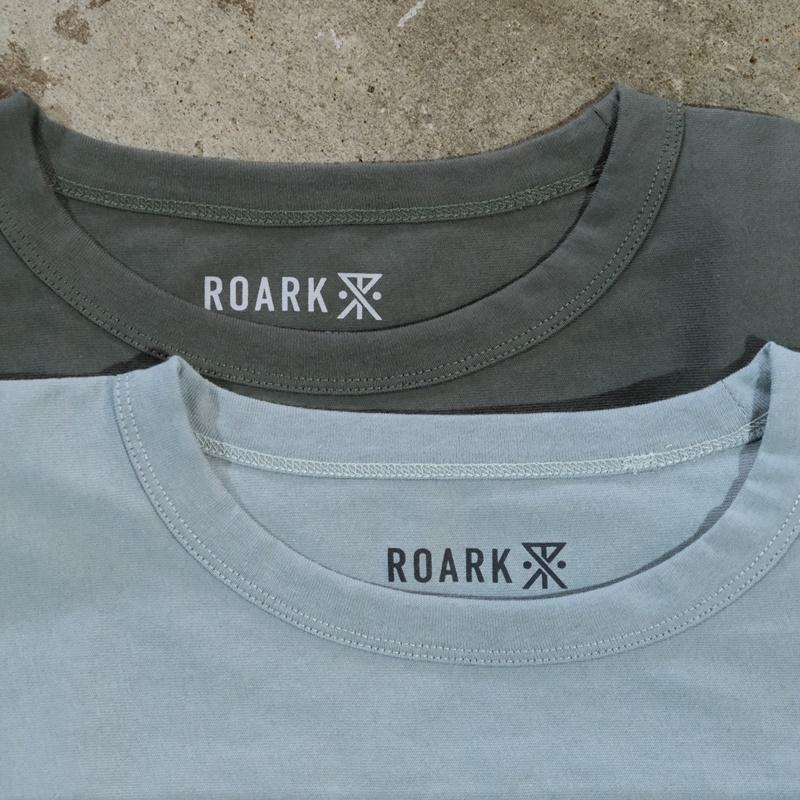 ROARK REVIVAL ロアーク リバイバル【"MEDIEVAL LOGO" 3/4 SLEEVE TEE】メディーバルロゴ 6分丈 ...