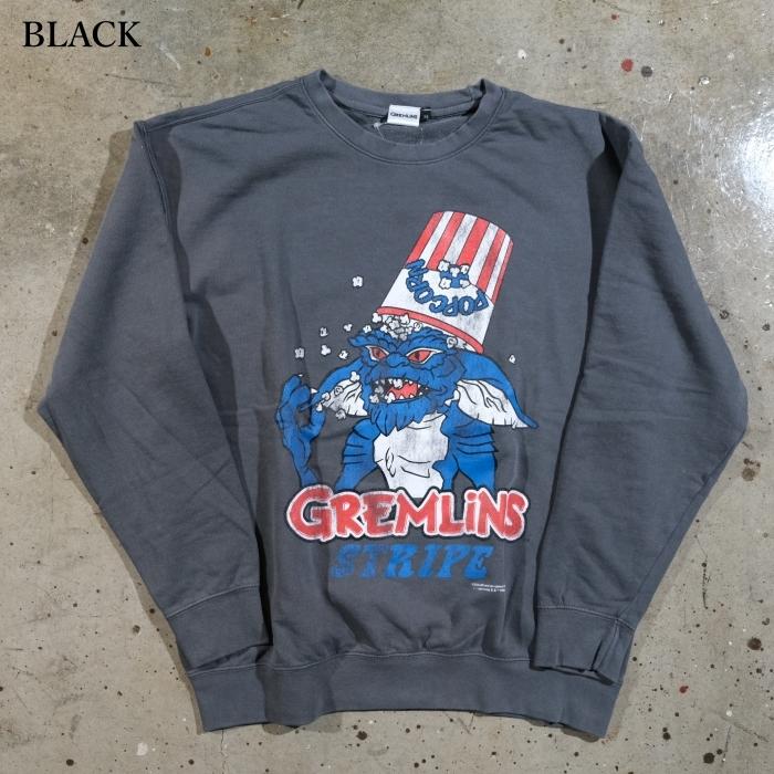 GREMLINS SWEAT グレムリンスウェット【25GR-BW-02】【GREMLINS STRIPE-Lightweight Crew ...