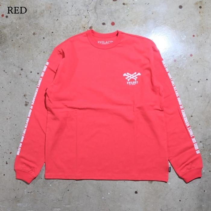 EVILACT イーブルアクト【EA25-ACT1-T02】【CROSS BONE LS】長袖Tシャツ クロスボーン ロングスリーブ コットン100％ : LAHAINA - 通販 ...