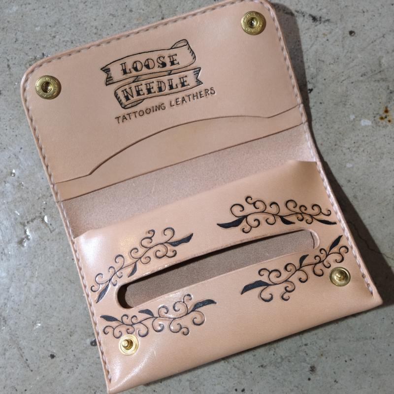 LOOSE NEEDLE Tattooing Leathers ルーズニードルタトゥーイングレザーズ【POCKET TISSUE CASE ...