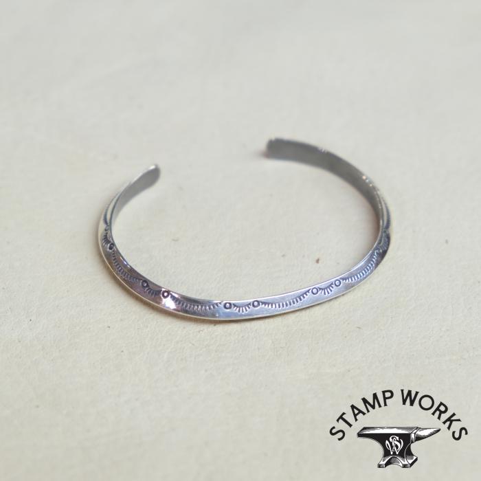 STAMP WORKS スタンプワークス【Triangle Bangle Slim ≪3≫】トライアングルバングルスリム アクセサリー SILVER925 ハンドメイド : LAHAINA ...