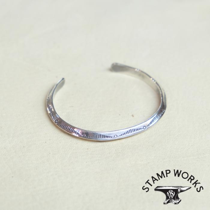 STAMP WORKS スタンプワークス【SWB-003】【Triangle Bangle Slim ≪3≫】トライアングルバングルスリム アクセサリー SILVER925 ハンドメイド ...
