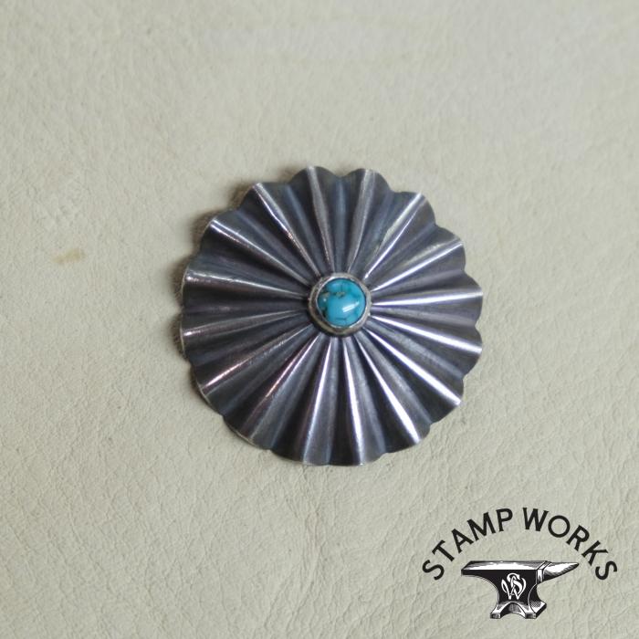 STAMP WORKS スタンプワークス【SHELL CONCHO BROOCH】シェルコンチョブローチ ピンズ ピンバッチ SILVER : LAHAINA - 通販 - Yahoo!ショッピング