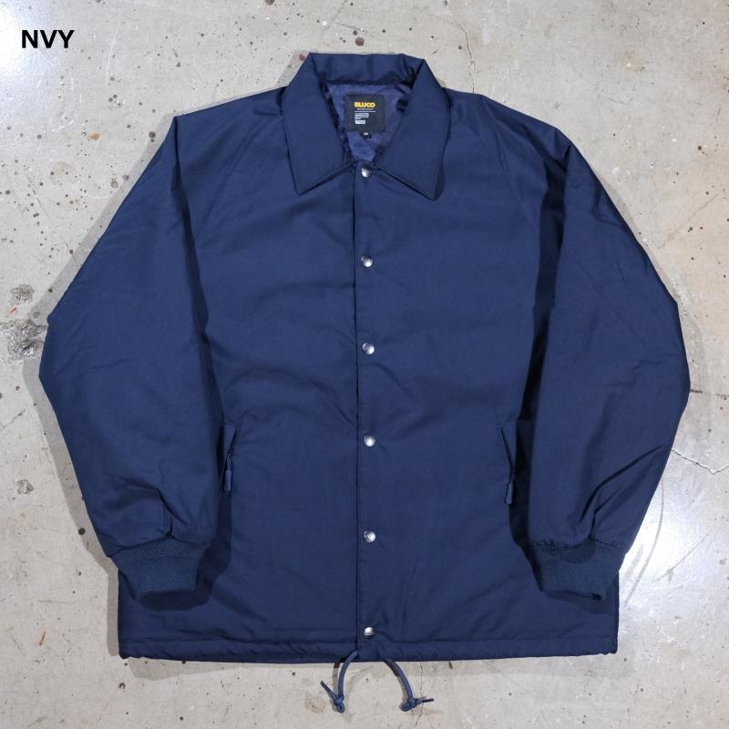 BLUCO ブルコ【147-31-051】【T/C COACH JACKET -QUILTING LINING-】T/C キルティングコーチジャケット T/C素材 アウター ...