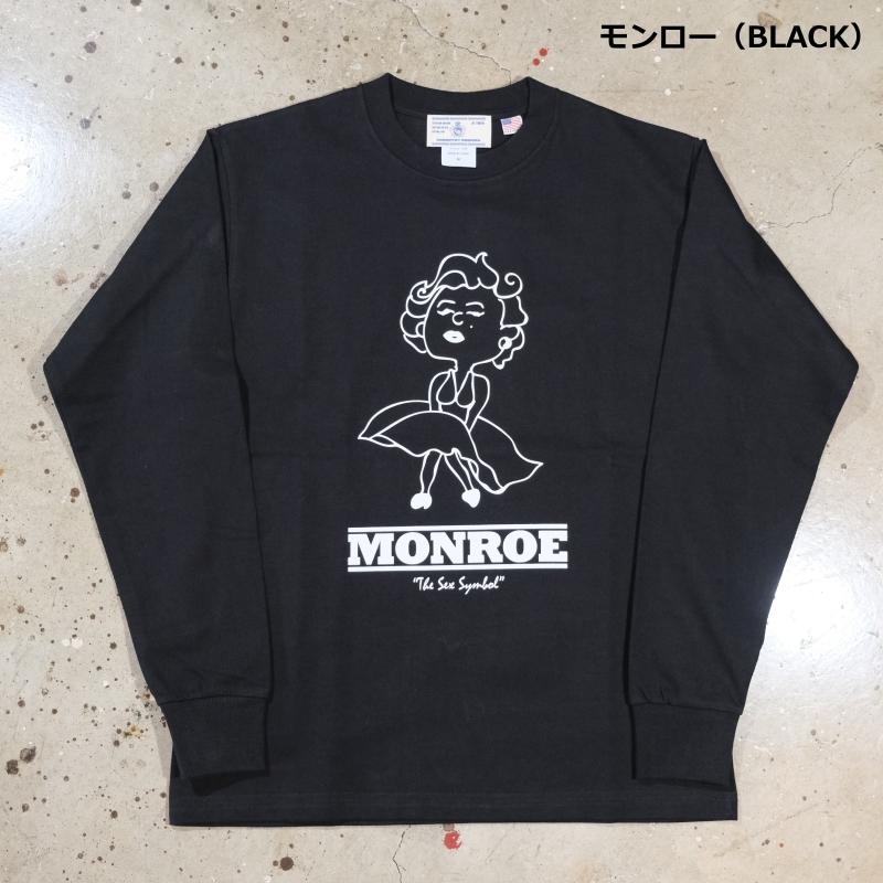 【Homage graphic L/S T-shirts】 オリジナルオマージュ長袖Tシャツ プリントTシャツ コットン100 ...