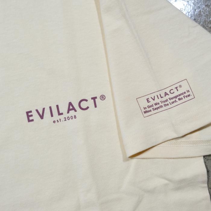 EVILACT イーブルアクト【EA25-ACT1-T04】【FLAG SS】フラッグロゴTシャツ 半袖 ヘビーウェイト コットン100％ : LAHAINA - 通販 - Yahoo!ショッピング