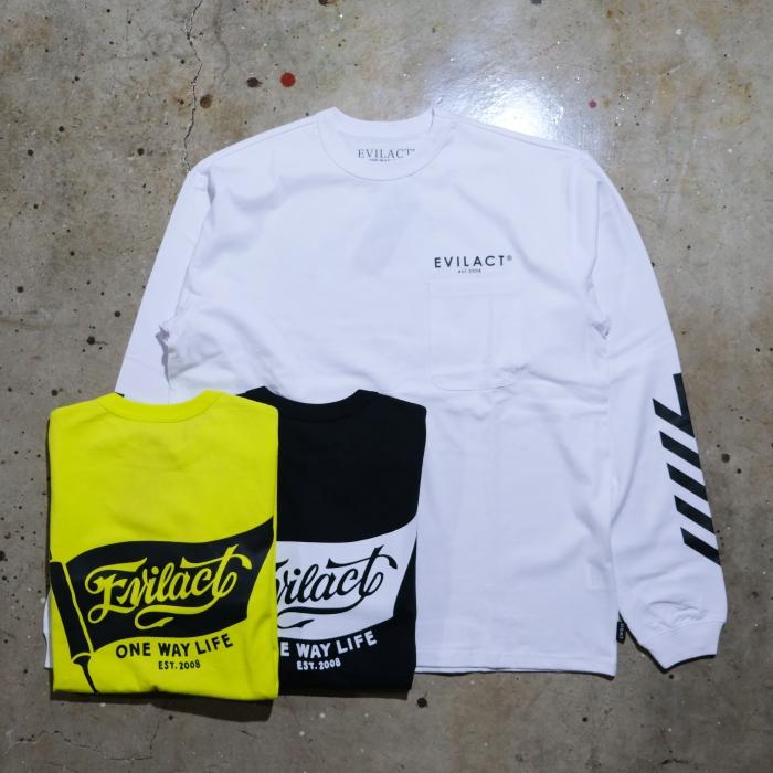 EVILACT イーブルアクト【 EA25-ACT1-T01】【FLAG LS】長袖Tシャツ フラッグ ロングスリーブ コットン100％ : LAHAINA - 通販 - Yahoo!ショッピング