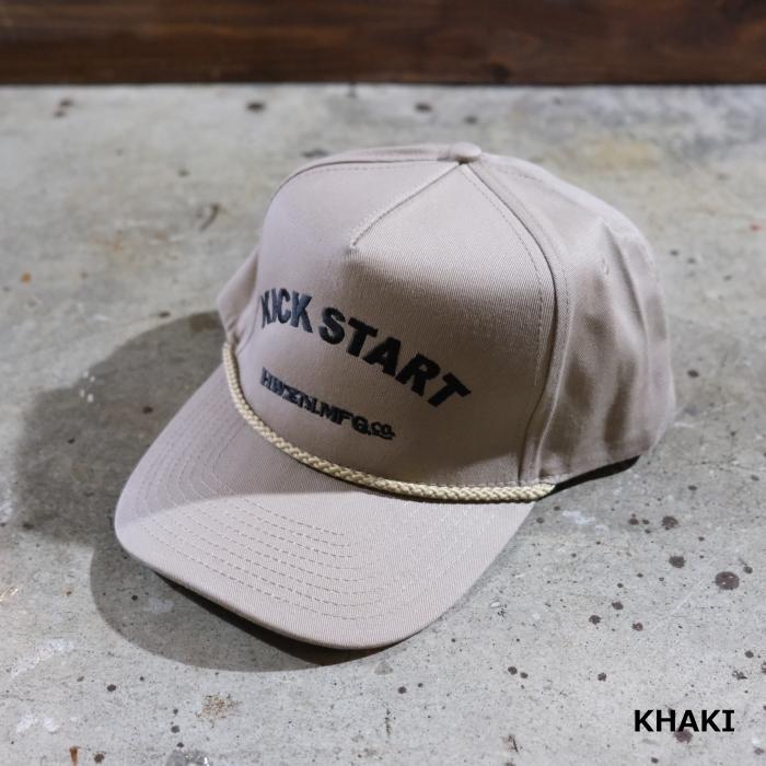 HWZNBROSS ハウゼンブロス【KICKSTART TWILL CAP】ツイルキャップ トラッカーキャップ フリーサイズ 刺繍 ...