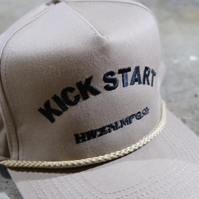 HWZNBROSS ハウゼンブロス【KICKSTART TWILL CAP】ツイルキャップ トラッカーキャップ フリーサイズ 刺繍 ...