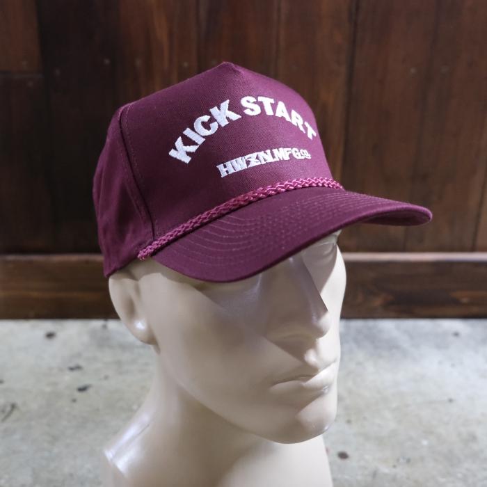 HWZNBROSS ハウゼンブロス【KICKSTART TWILL CAP】ツイルキャップ トラッカーキャップ フリーサイズ 刺繍 ...