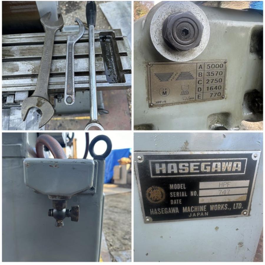 中古 長谷川 立フライス盤 HPF-747 : ライ商会 - 通販 - Yahoo!ショッピング