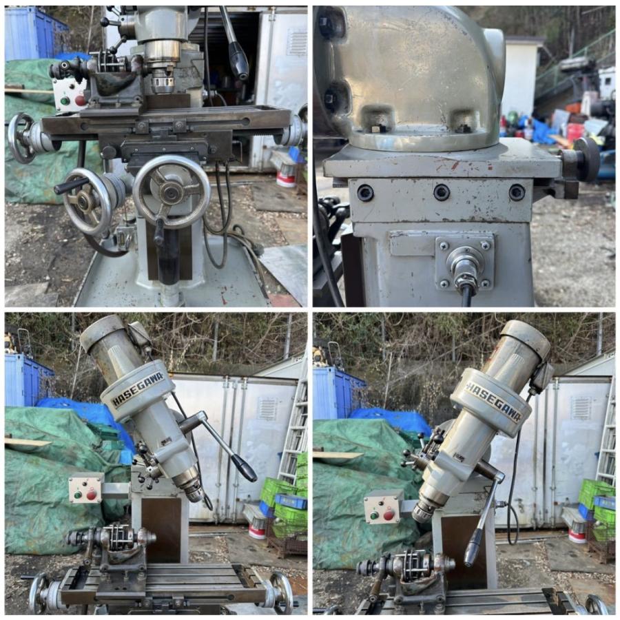 中古 長谷川 立フライス盤 HPF-747 : ライ商会 - 通販 - Yahoo!ショッピング