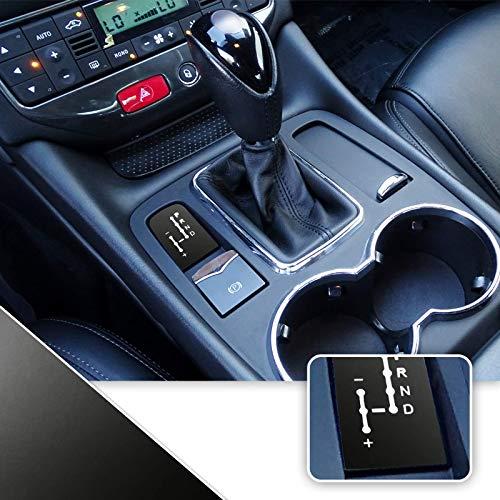 Shifter Gear Position Indicatorマセラティ・グランツーリスモ・クアトロポルテ対応ビニルオーバーレイラップデカール ...