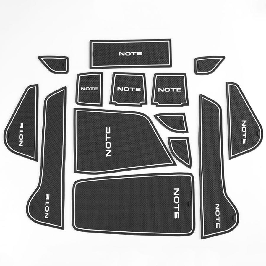 LEXLEYS 日産 ノート E13系 オーラ ドアスロットマット 専用インテリアラバーマットドアポケットマット NOTE コンソ : ララショップ - 通販 - Yahoo!ショッピング
