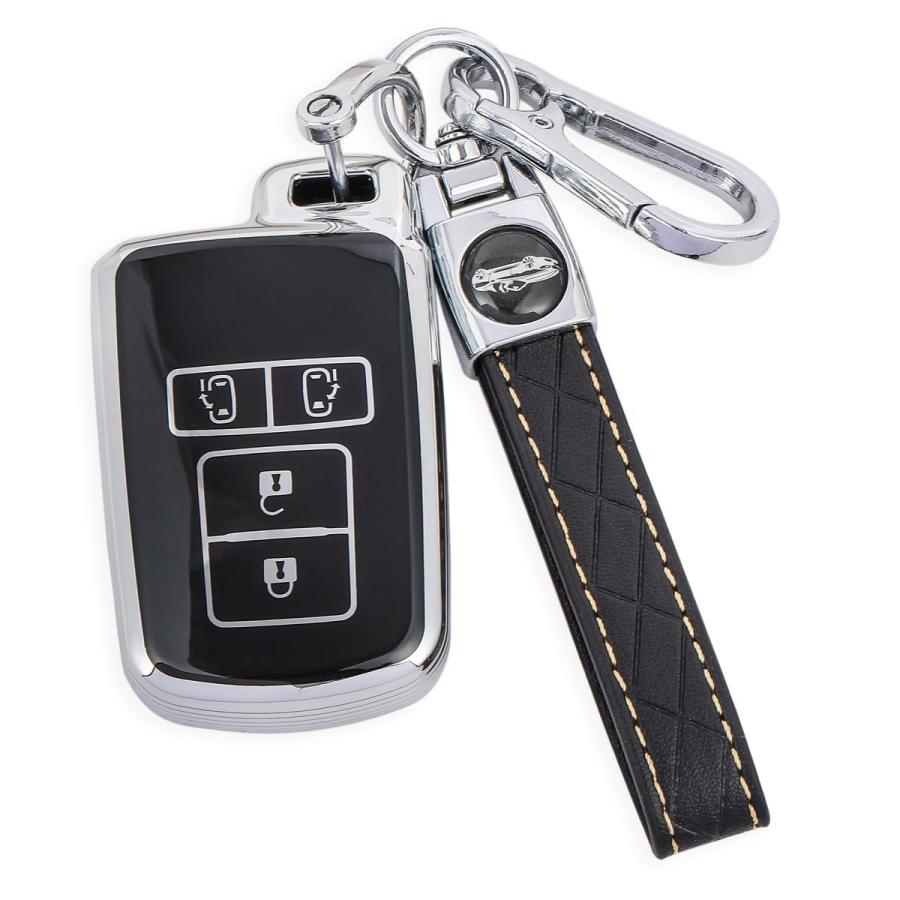 YANMW ノア 80系キーケースヴォクシー 80系キーカバー 適合トヨタシエンタ アルファード ヴェルファイア 30系スマートキーケース( : ララショップ - 通販 - Yahoo!ショッピング