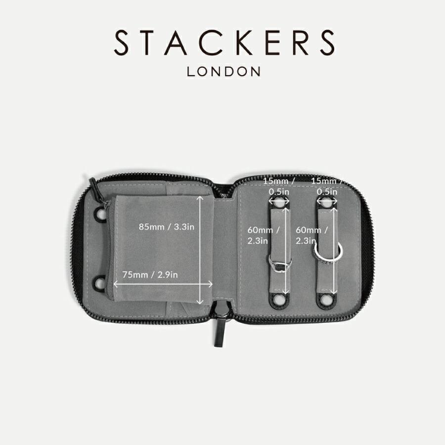STACKERS 【日本正規代理店】【STACKERS】コンパクトジュエリーロール メンズ ブラック Black Men’s Compact Jewellery : Lala Nature ...