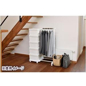 JEJ シーズユニット5段 ハンガー付 ホワイト 「メーカー直送・代引不可・置配不可」 : Arclands Online 2号館 ヤフー店 - 通販 - Yahoo!ショッピング