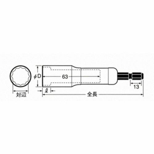 ベッセル 剛鍛深穴ソケット No.LA201011 : Arclands Online 2号館 ヤフー店 - 通販 - Yahoo!ショッピング