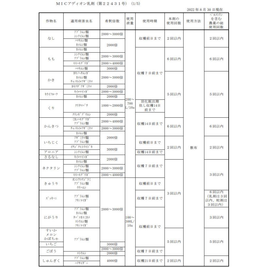 アディオン乳剤 100ml : Arclands Online 2号館 ヤフー店 - 通販 - Yahoo!ショッピング