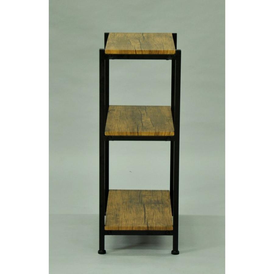 エイ・アイ・エス ブロンクス 三段ラック ブラウン ABX-100 BR 「メーカー直送・代引不可・置配不可」 : Arclands ...