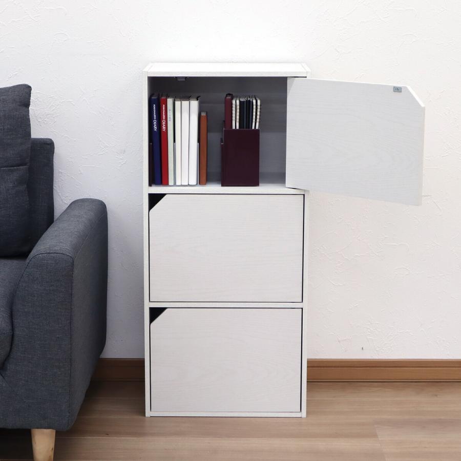 メーカー欠品中 次回4月下旬入荷予定です エイ・アイ・エス ドア付きカラーボックス3段 ホワイト CO-16WH 「メーカー直送・代引不可・置配不可」 : Arclands Online 2号 ...