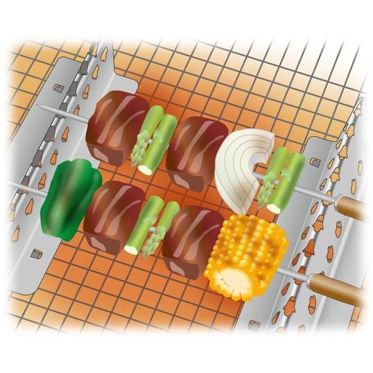 マルカ 自在くし台 囲炉裏 焼き鳥 串焼き 魚焼き イカ焼き マシュマロ焼き バーベキュー用品 BBQ用品 : Arclands Online 2号館 ヤフー店 - 通販 - Yahoo!ショッピング