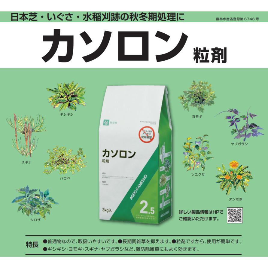 カソロン粒剤2.5 3kg : Arclands Online 2号館 ヤフー店 - 通販 - Yahoo!ショッピング