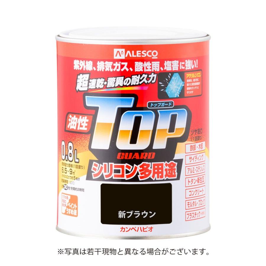 カンペハピオ油性トップガード 「0.8L」 [新ブラウン] : Arclands Online 2号館 ヤフー店 - 通販 - Yahoo!ショッピング