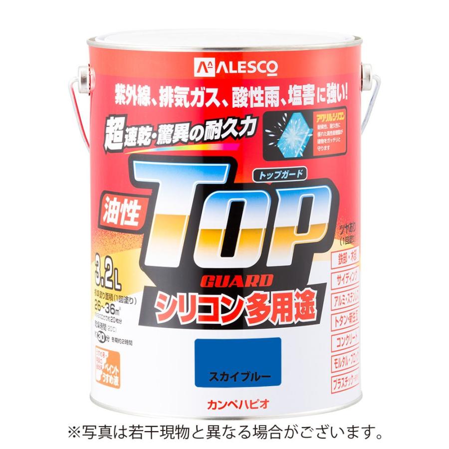カンペハピオ 油性トップガード 3.2L スカイブルー : 497291040677 : Arclands Online 2号館 ヤフー店 - 通販 - Yahoo!ショッピング