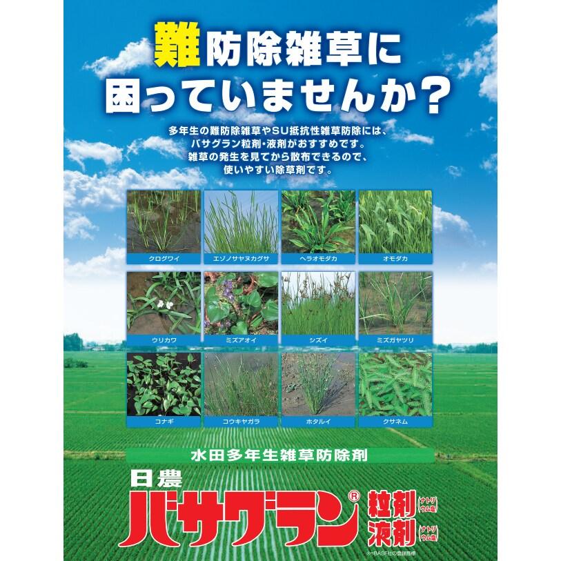 日農バサグラン粒剤（ナトリウム塩） 3kg : Arclands Online 2号館 ヤフー店 - 通販 - Yahoo!ショッピング
