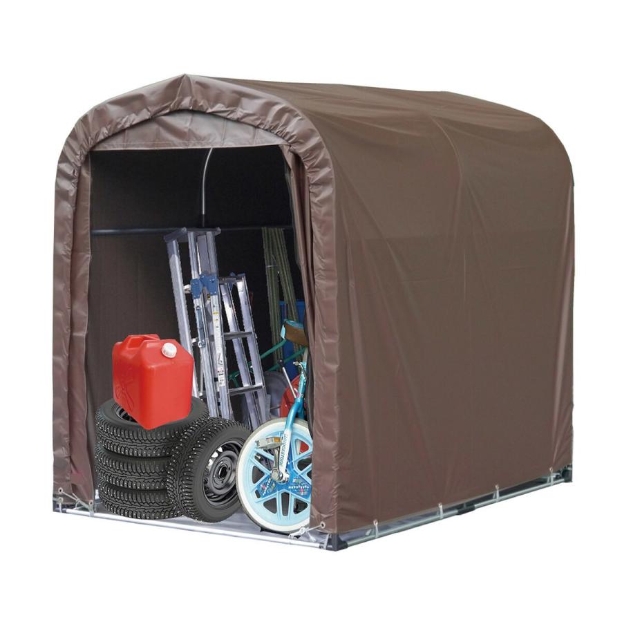 南栄工業 サイクルハウス 2台用 間口1.36m 奥行1.81m SH2-SB ブラウン : Arclands Online 2号館 ヤフー店 - 通販 - Yahoo!ショッピング