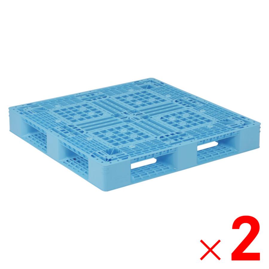 「法人限定」サンコー パレット D4-1111-2S ライトブルー 812900-00 ×2個 セット販売 「メーカー直送・代引不可・置配不可」 : Arclands Online 2号館 ...