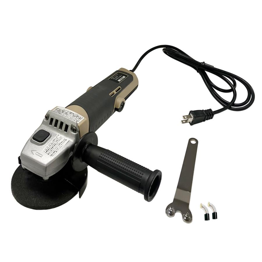 ウイザ WIZA ディスクグラインダー 100mm コード式 AC100V 550W WZ-DG-550BE アークランズ ...