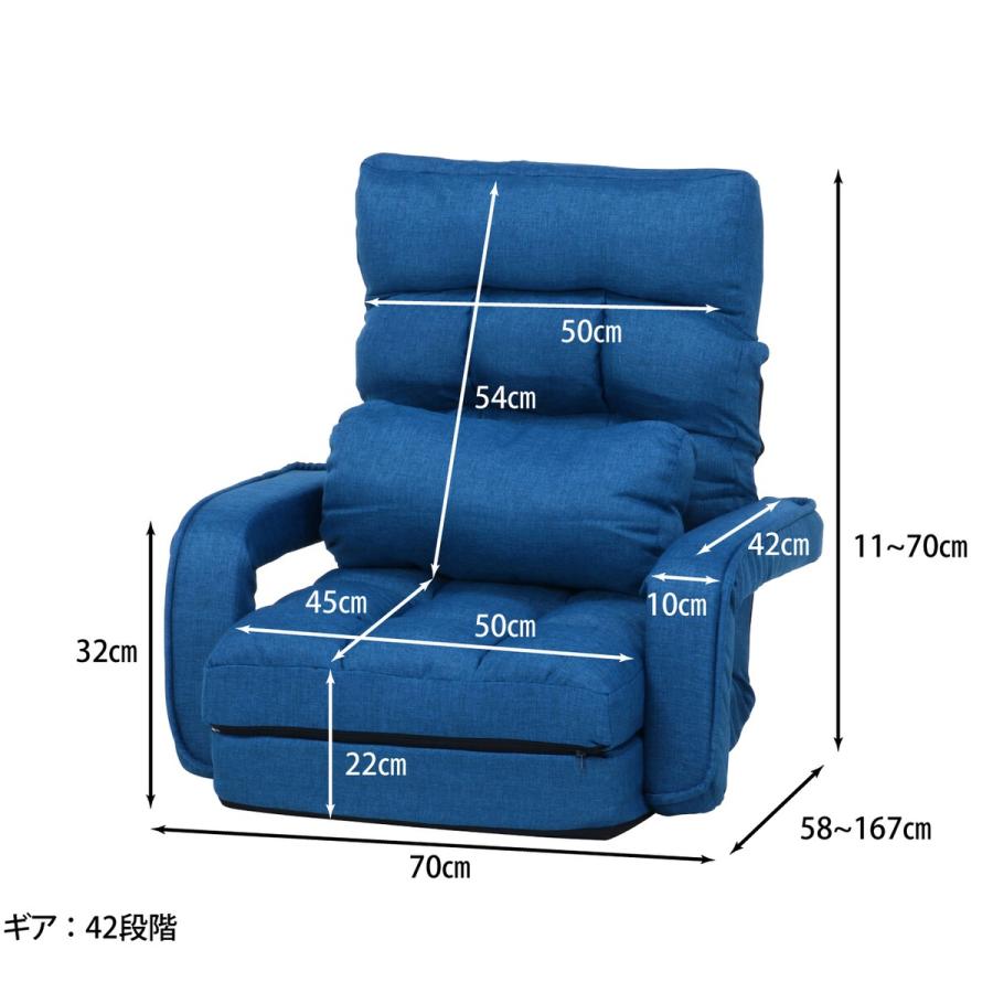 不二貿易 4WAY座椅子 0212 ネイビー 0212(NV) 「メーカー直送・代引不可・置配不可・配送地域限定」 : Arclands Online ヤフー店 - 通販 - Yahoo!ショッピング