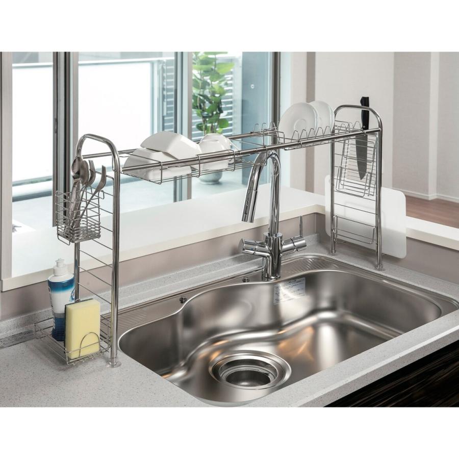 ベストコ 伸縮式シンク上水切りラック 7点セット ND-9122 : Arclands Online ヤフー店 - 通販 - Yahoo!ショッピング