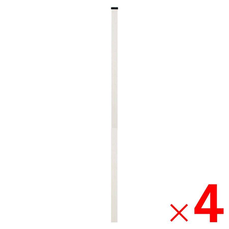 レシナgポスト 高さ2100mm×60mm角 ホワイト色 人工木 柱 ×4本 セット販売・配送地域限定 「大型便・時間指定不可・配送地域限定」 : Arclands Online ヤフー店 ...