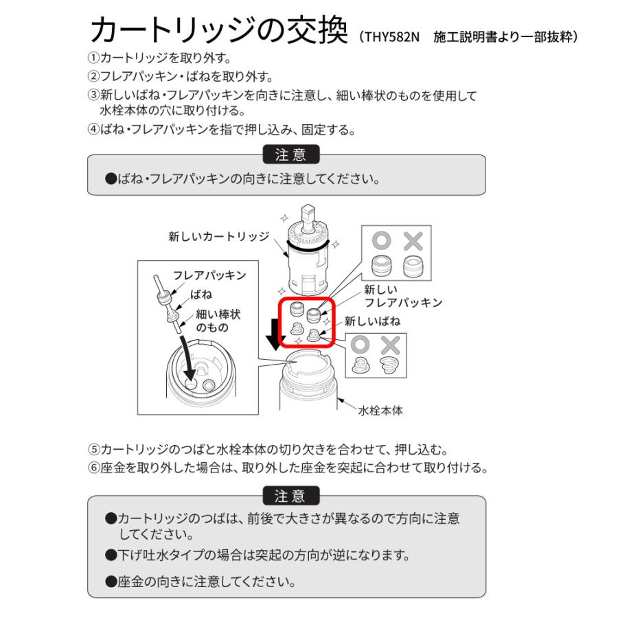 TOTO バルブ用パッキン THK51 カートリッジ消耗品 THY582N TOTO バルブ用パッキン THK51 カートリッジ消耗品 THY582N