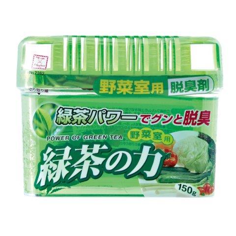 緑茶の力 野菜室用 脱臭剤 150g 2362 おすすめ脱臭剤 野菜室 冷蔵庫 ニオイ 強力脱臭 匂い 臭い消し 炭の力 悪臭 臭い : SUGARTIME - 通販 - Yahoo!ショッピング