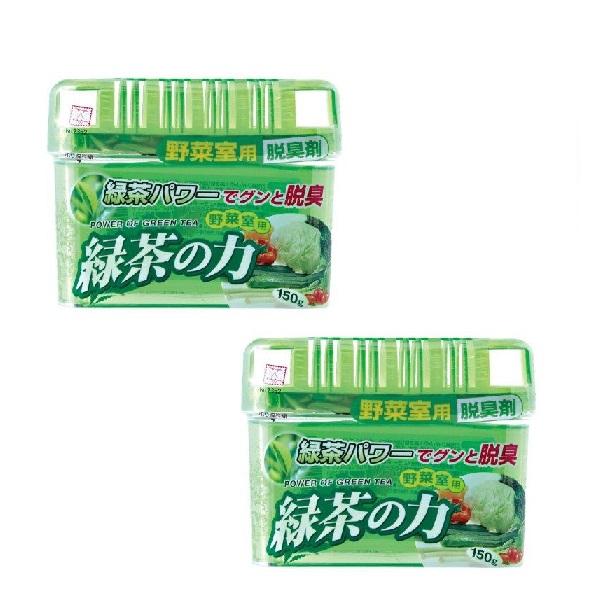 2セット 緑茶の力 野菜室用 脱臭剤 150g 2362 おすすめ脱臭剤 野菜室 冷蔵庫 ニオイ 強力脱臭 匂い 臭い消し 炭の力 悪 : SUGARTIME - 通販 - Yahoo!ショッピング