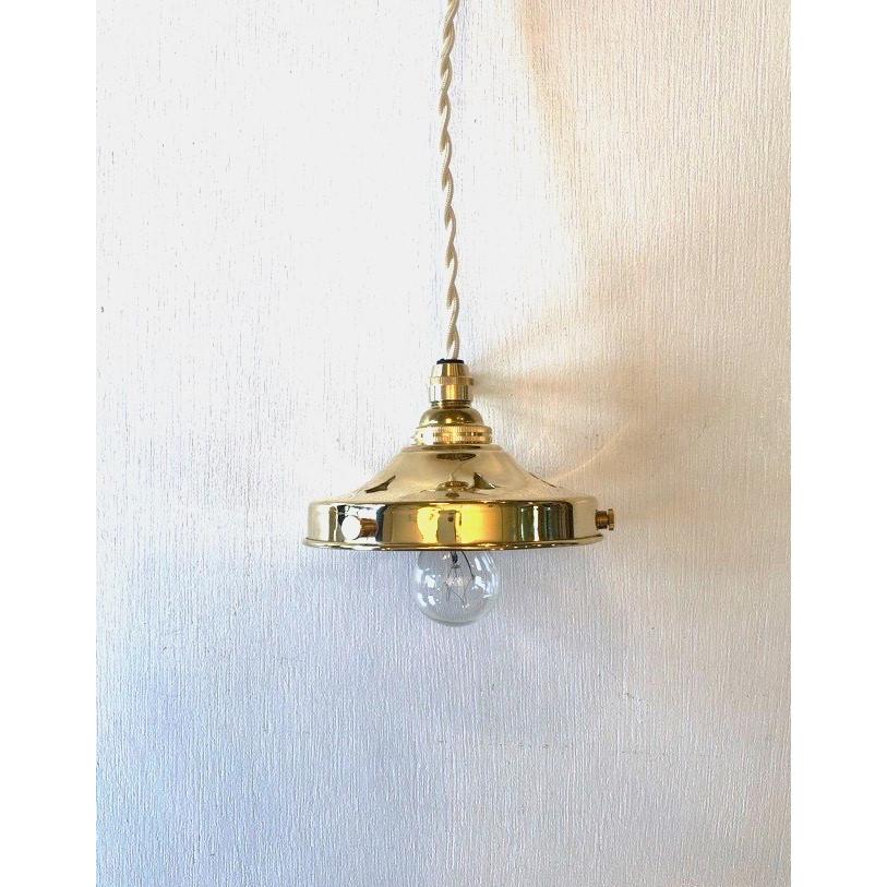 E17ソケットコード 真鍮製 ペンダントランプ 裸電球 ツイスト布巻きコード ギャラリー付きG-108c : LAMPLAMP - 通販 - Yahoo!ショッピング